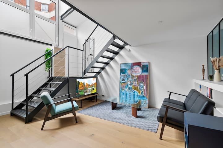 Loft Moderne Climatisé - Paris Porte De Versailles - Vanves