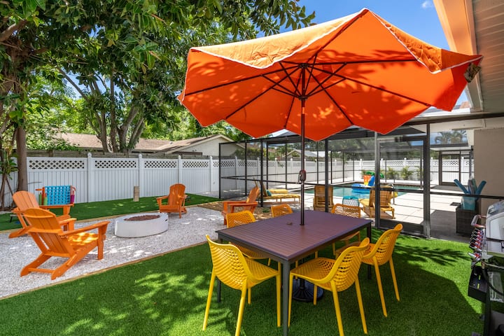 Heated Saltwater Pool | Bbq | Firepit - Bradenton, FL