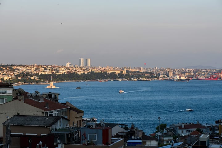Iconic Bosphorus&tower View,private Terrace Taksim - Cihangir