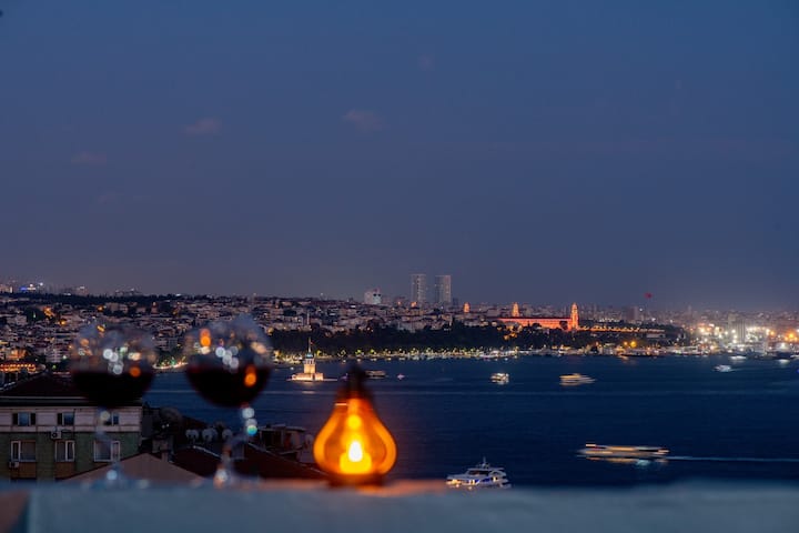 Iconic Bosphorus&tower View,private Terrace Taksim - İstanbul