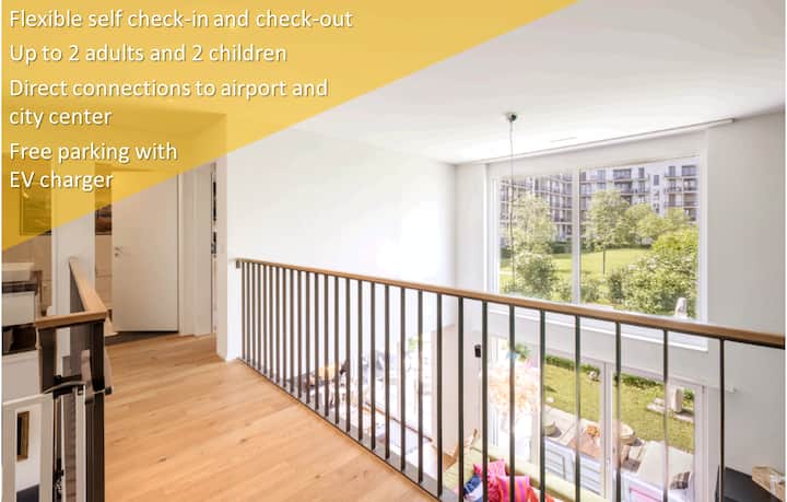 Family Friendly Garden Flat With Free Ev Parking - Zurich Airport (ZRH)