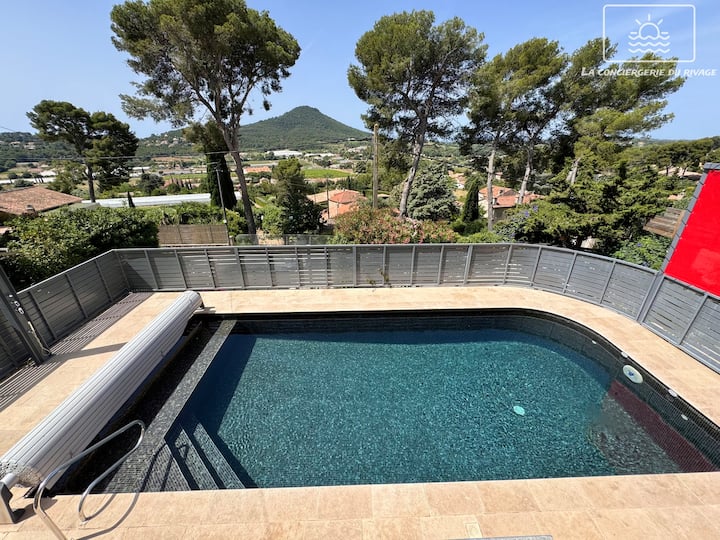 Joli Bas De Villa, Piscine, Proche Plage & Village - Carqueiranne