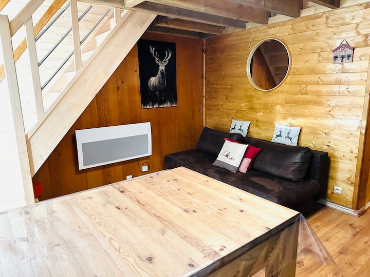 Appart Cosy, Esprit Chalet, Pieds De Pistes, 28m2 - Bolquère