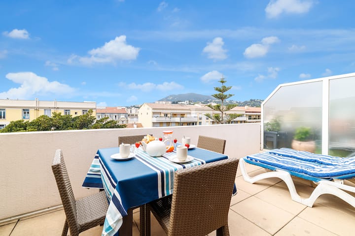 Charmant 2p Dernier éTage • 100m De La Plage • A/c - Menton