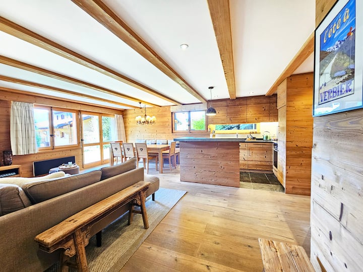 Central Verbier, With Garden & Parking - Sleeps 6 - Verbier