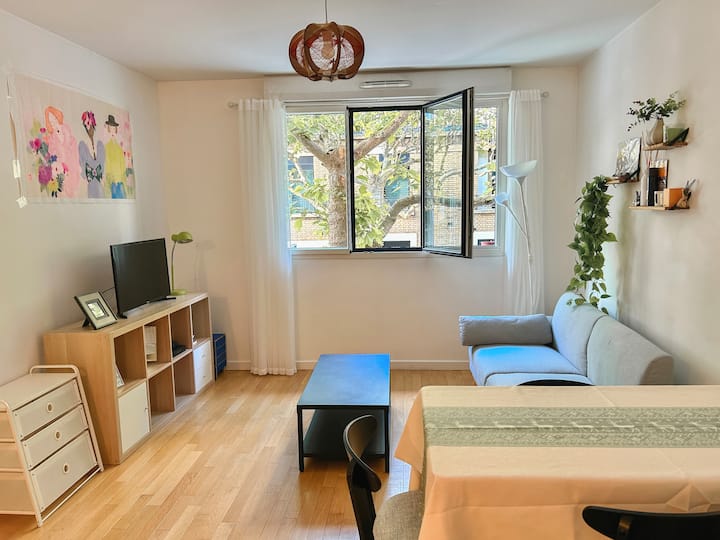 Boulogne Cosy Appartement Free Parking 5 Min Metro - Boulogne-Billancourt