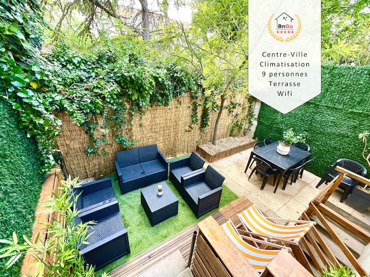 Bngo | Maison Mimosa | Jardin, 3 Chambres, 9 Pers - Lyon