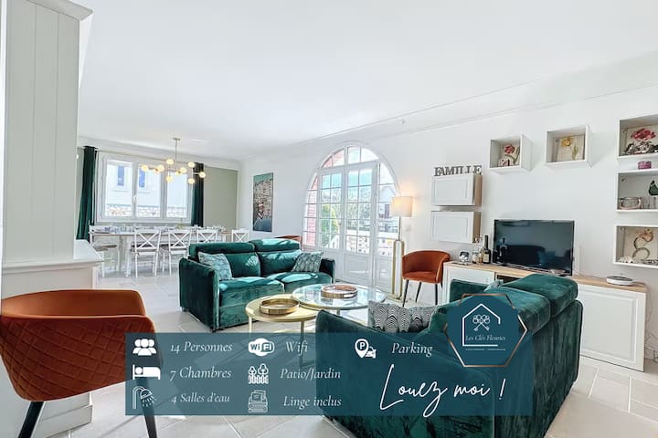 Villa Rosière, Grand Jardin , à 100m De La Plage - Houlgate