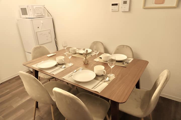 난바와 도톤보리의 중심에 있는 일본식 단독주택, 주차장무료 - Osaka