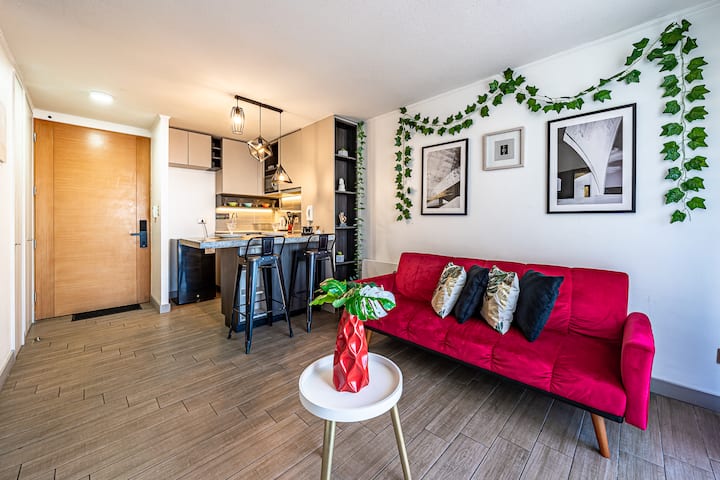 Acogedor Con Terraza 2pax Movistar Arena - チリ サンティアゴ