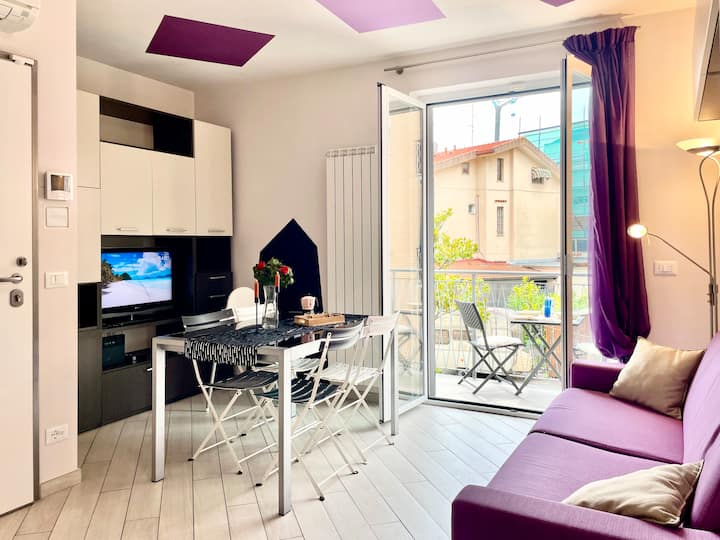 [900mt De La Mer] Parking Gratuit - A/c - Wifi - Pietra Ligure