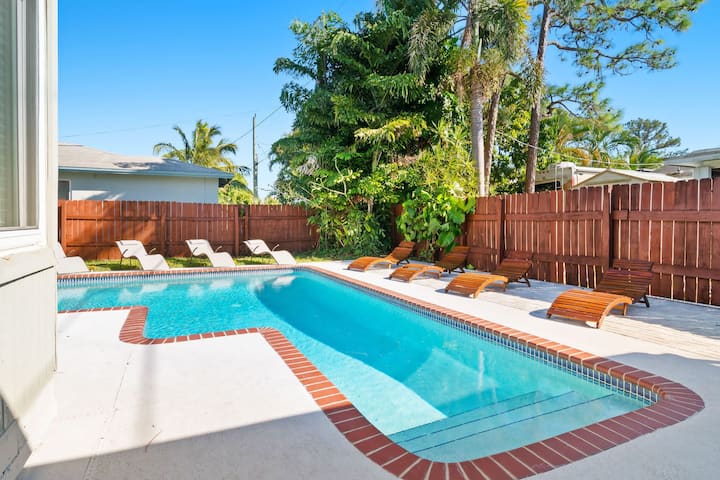 Tropical Spa Escape! Pool/spa/sauna/grill /Bbq - Boynton Beach, FL