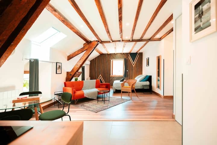 Studio Centre Ville Avec Parking - Aix-les-Bains