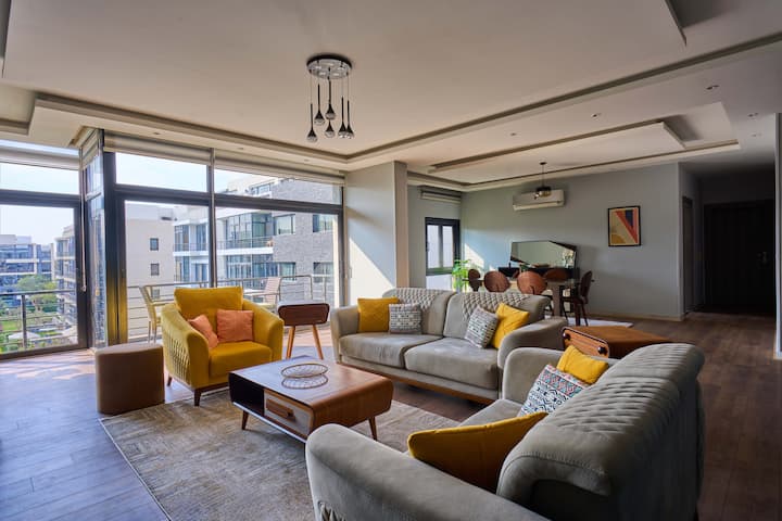 New Cairo Homehaven Waterway 3br Apartment - Egypt