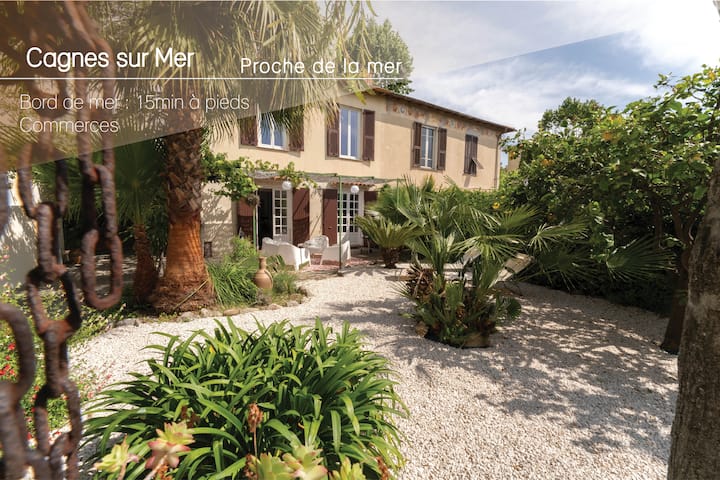 Jolie Maison Avec Jardin, à 500m De La Plage - Saint-Laurent-du-Var