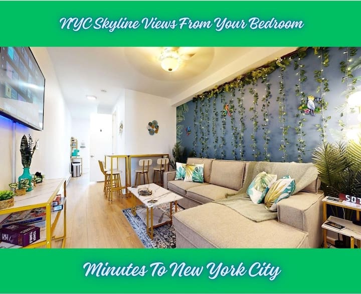 Skyline-view Oasis | Stylish Stay | 15 Min To Nyc - West New York, NJ