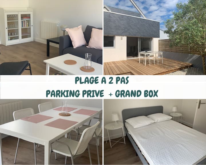 Plage à 5 Mn - 50m2 Avec Grande Terrasse- - Ploemeur