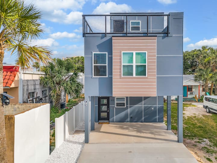 Smv Luxury Retreat Oceanview Rooftop - Atlantic Beach, FL