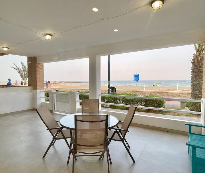 1st Line Beach_ground Floor_terrace_a/c_1gb Fiber - Puebla de Farnáls