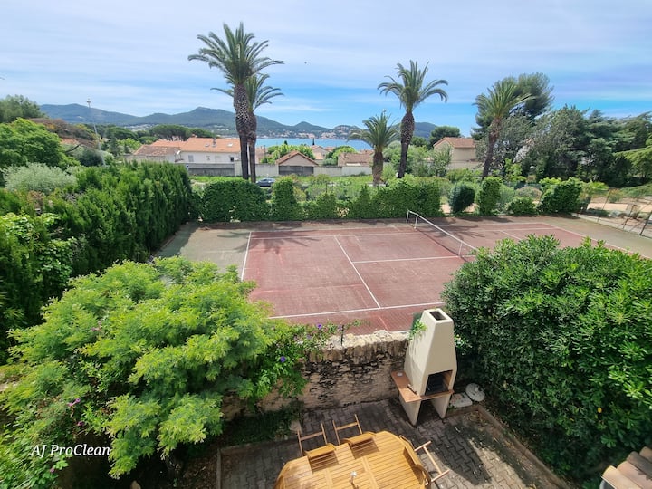 Armence - Maison Vue Mer & Terrain De Tennis - Saint-Cyr-sur-Mer