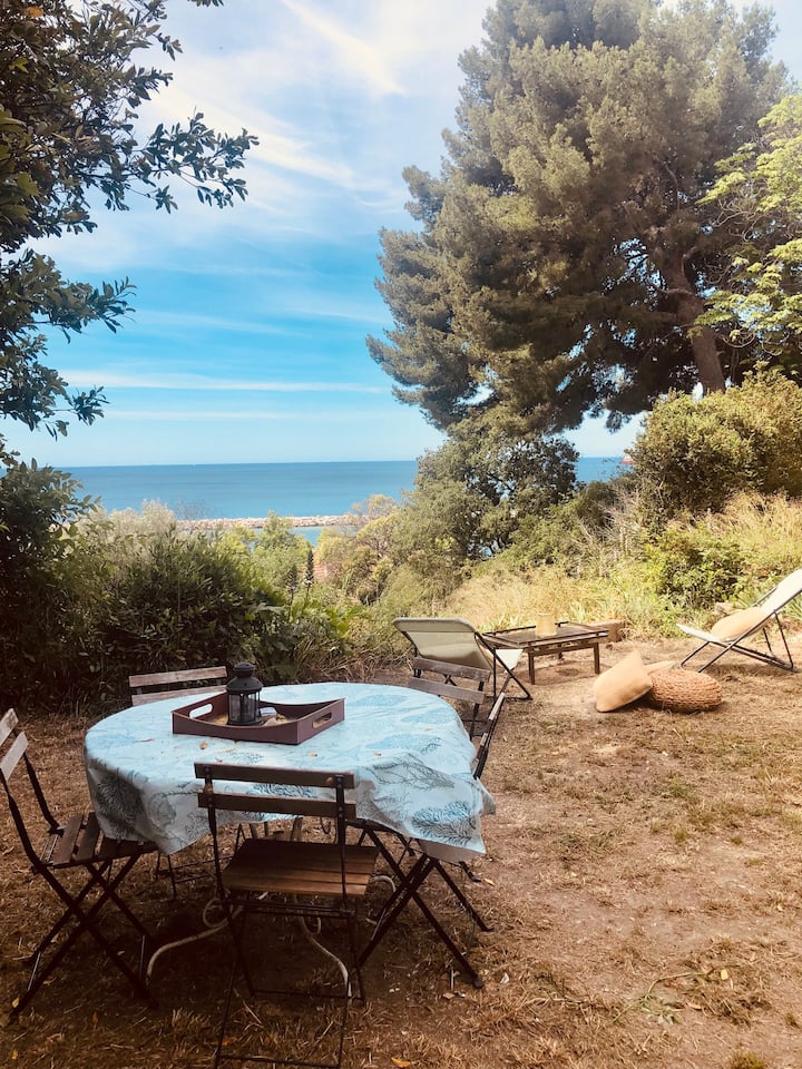 Maisonnette Indépendante Avec Vue Mer Et Piscine - Marsiglia