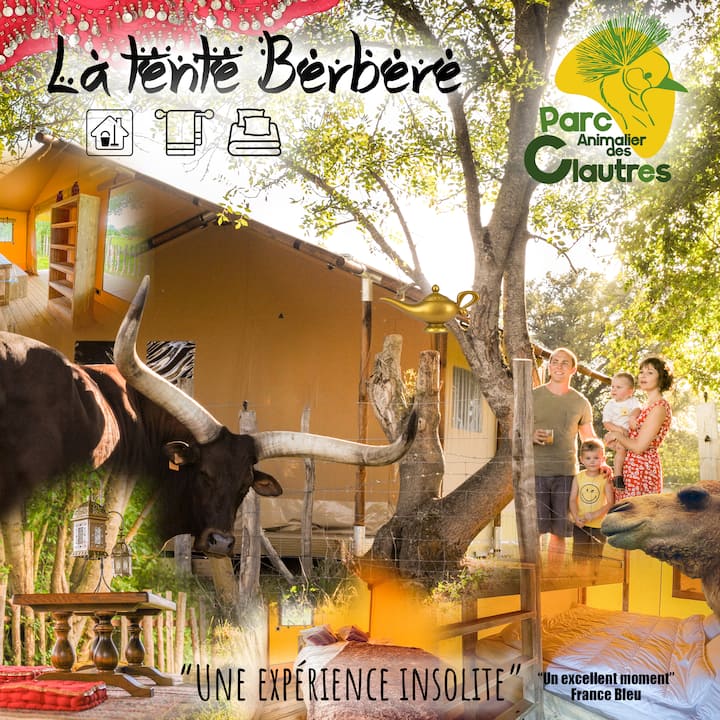 Insolite Tente Berbère (5 Personnes) - Tout Inclus - Creuse