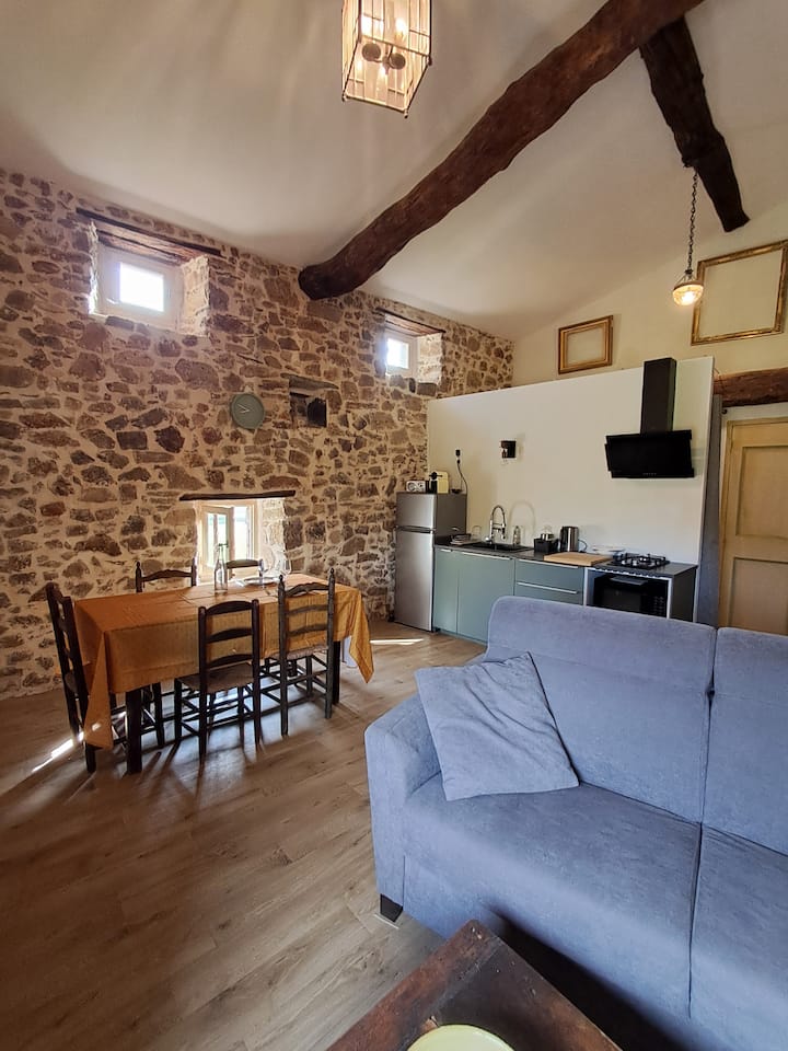 Gîte Au Calme Avec Piscine Dans Mas Avec Vue - Mialet