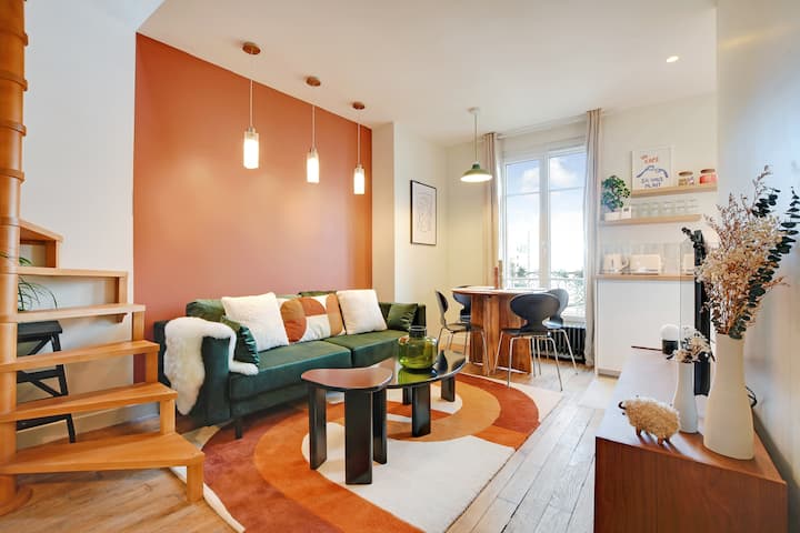Luxury Duplex By Les Maisons De Charloc Homes - Boulogne-Billancourt
