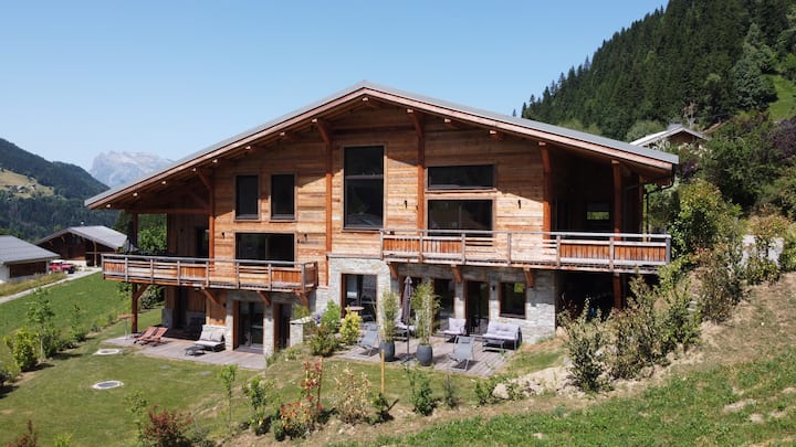 Magnifique Chalet Mitoyen - Jacuzzi - Cousinade I - Les Contamines-Montjoie