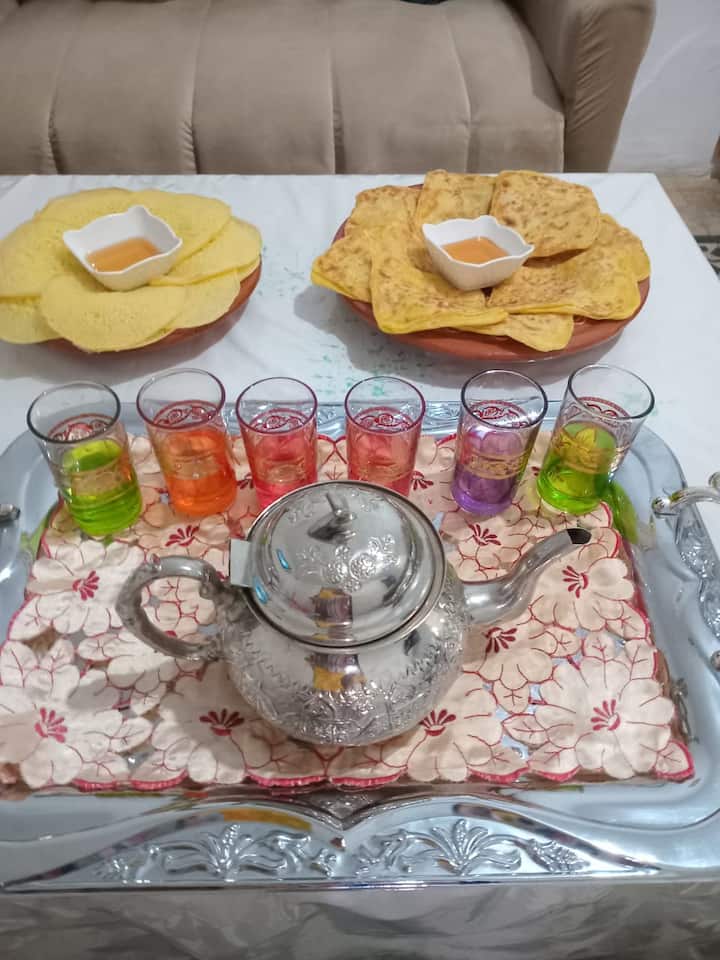 Chambre Dans Un Maison Traditionnel Avec Jardin - Marrakech