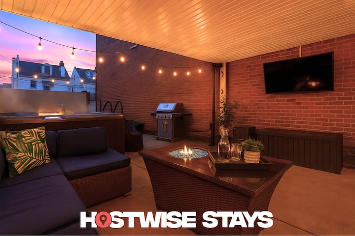 Hot Tub, King Beds, Driveway, Fire Pit, Ev Charger - Pittsburgh, PA