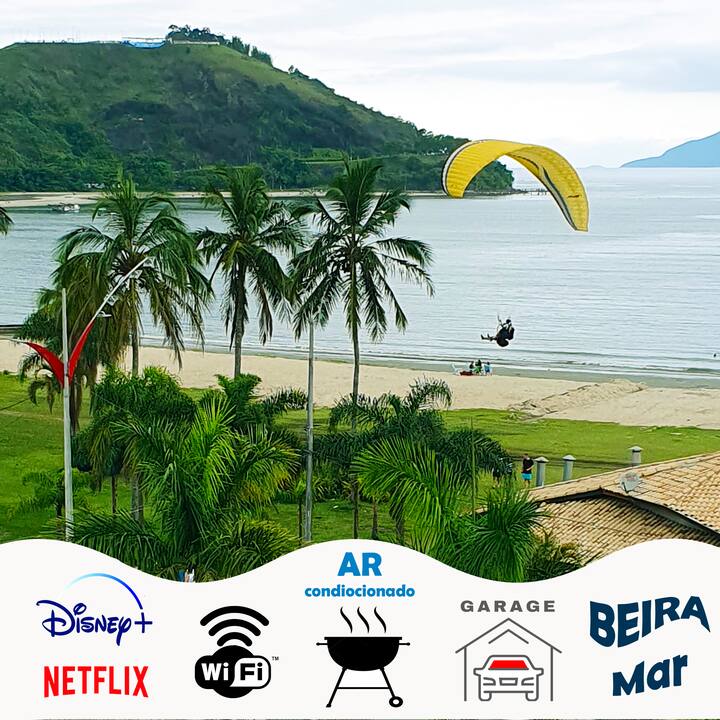 Beira Mar! Ap Temático Surf House + De 130m² - Caraguatatuba
