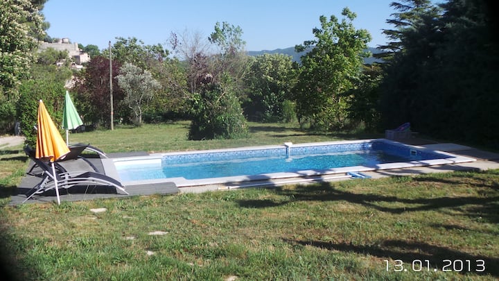 Gite 3* Au Calme  Superbe Vue Piscine
Gd Terrain - Forcalquier