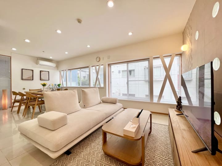 Luxury House#roppongi Sta 4min#free Parking#7ppl - 六本木