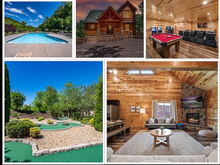 Lux Mntn Getaway. Resortpool. Hottub. Arcd Thtr - Pigeon Forge, TN