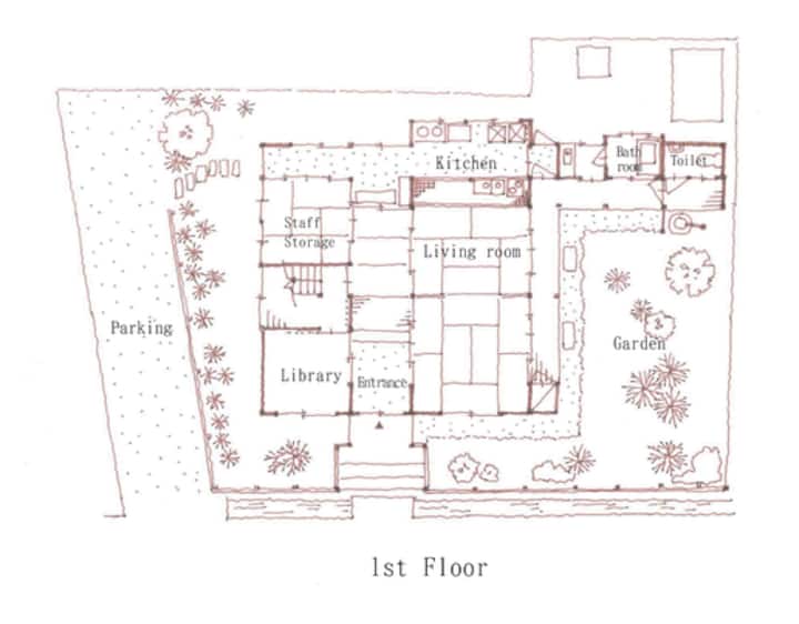 Traditional Townhouse & Garden In Quiet Castletown - Gifu