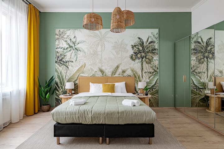 Jungle Aesthetics Downtown Apt. Free Parking & Ac - Budapest
