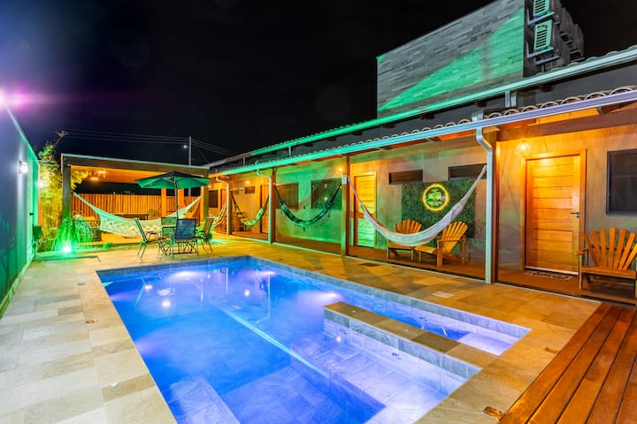 10min Do Centro: Casa Com ÁRea Gourmet E Jogos - Pirenópolis