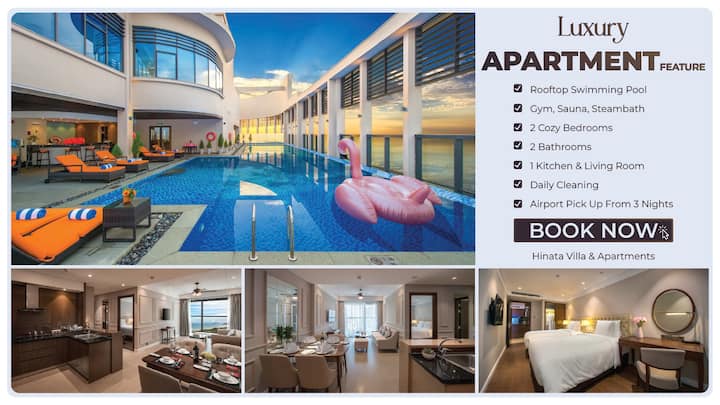 Luxurious Ocean View Suite In Altara_free Pool_gym - Da Nang