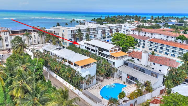 3 Chambres Penthouse Avec Piscine, Centre Cabarete - Cabarete