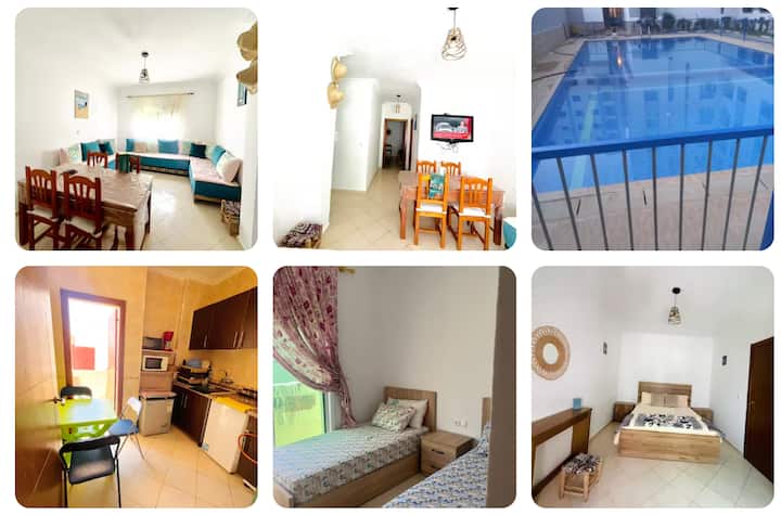 Bensalem Appartement Piscine - Oued Laou