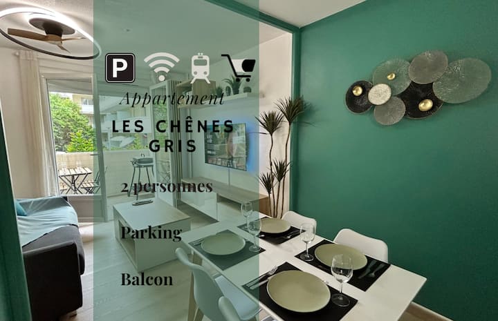 069 - Studio Les Chênes Gris, Parking, Tram, Chu - Montpellier