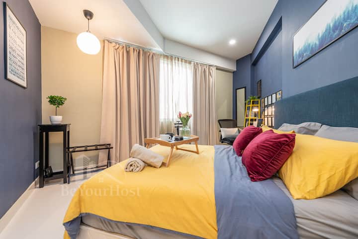 New Stylish+spacious 1brsuite Netflixklcitybalcony - Petaling Jaya