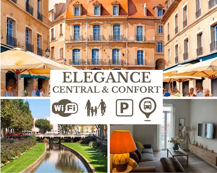 Elegance Castillet - Plein Centre - Cosy & Confort - Perpignan