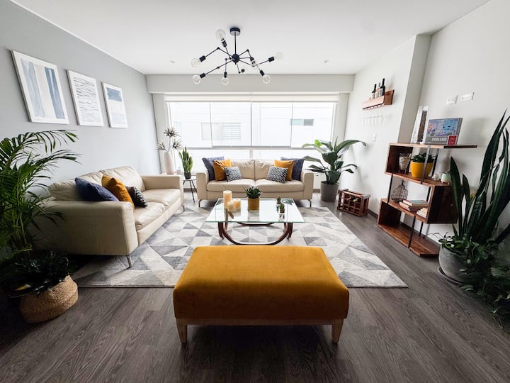 Dpto Lujo Cerca Larcomar Para Foodies - Peru