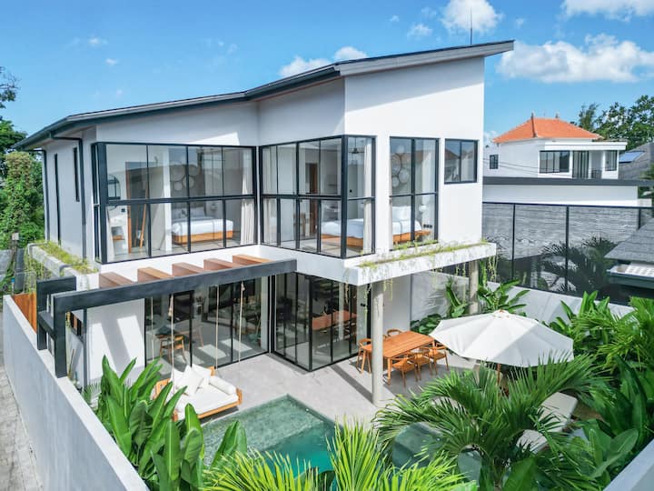 Free Spa • Luxe 3br Villa Canggu • 5 Min To Beach - Bali