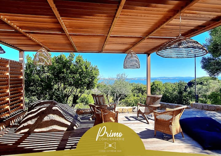 Villa U Caseddu - Vue Mer, éVasion Et Confort - Bonifacio