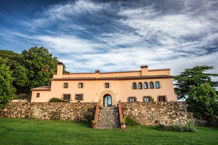 Masia Rural - Can Pons Xic Con Vistas Al Mar - Breda