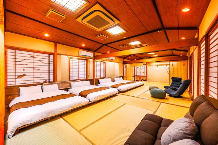 大阪市北区/梅田から1駅/茶道体験/最大12名/130㎡まるまる貸切/4寝室/電車4路線 - Osaka, Japan