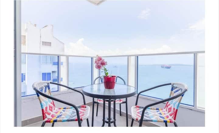 Piso 20 Desde El Balcón - Cartagena, Colombia